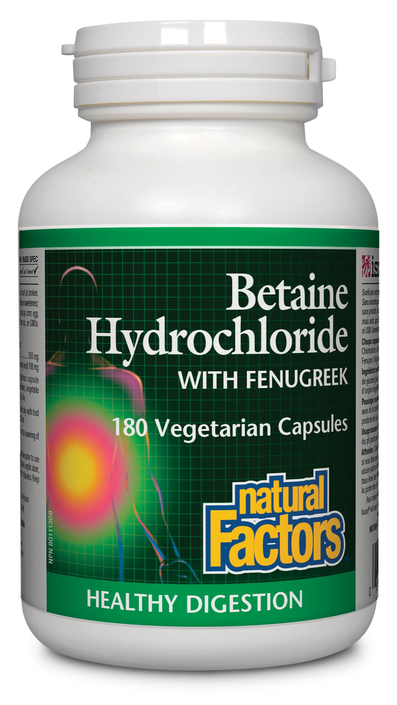 Natural Factors Betaine Hydrochloride 180 capsules – Anna's Vitamins Plus