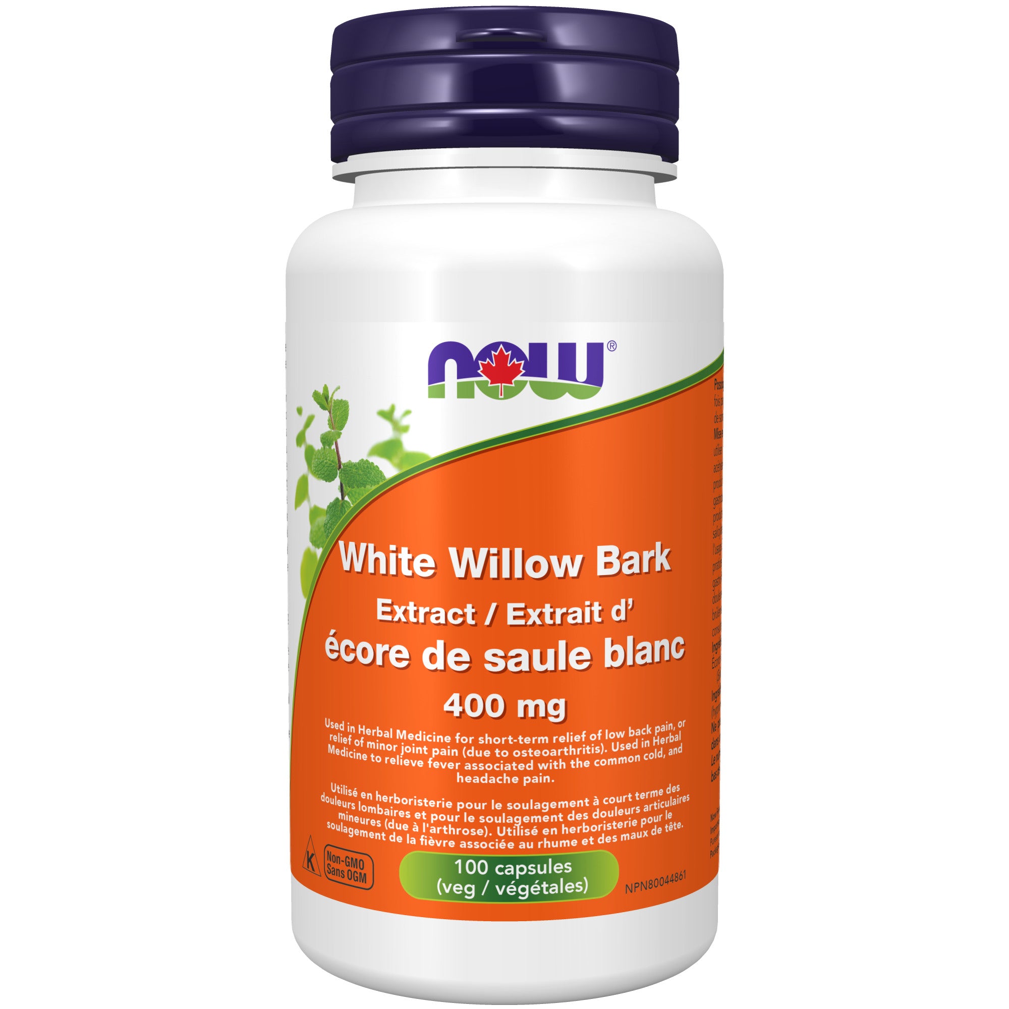 White Willow 400mg Capsules, 100 Count – Anna's Vitamins Plus