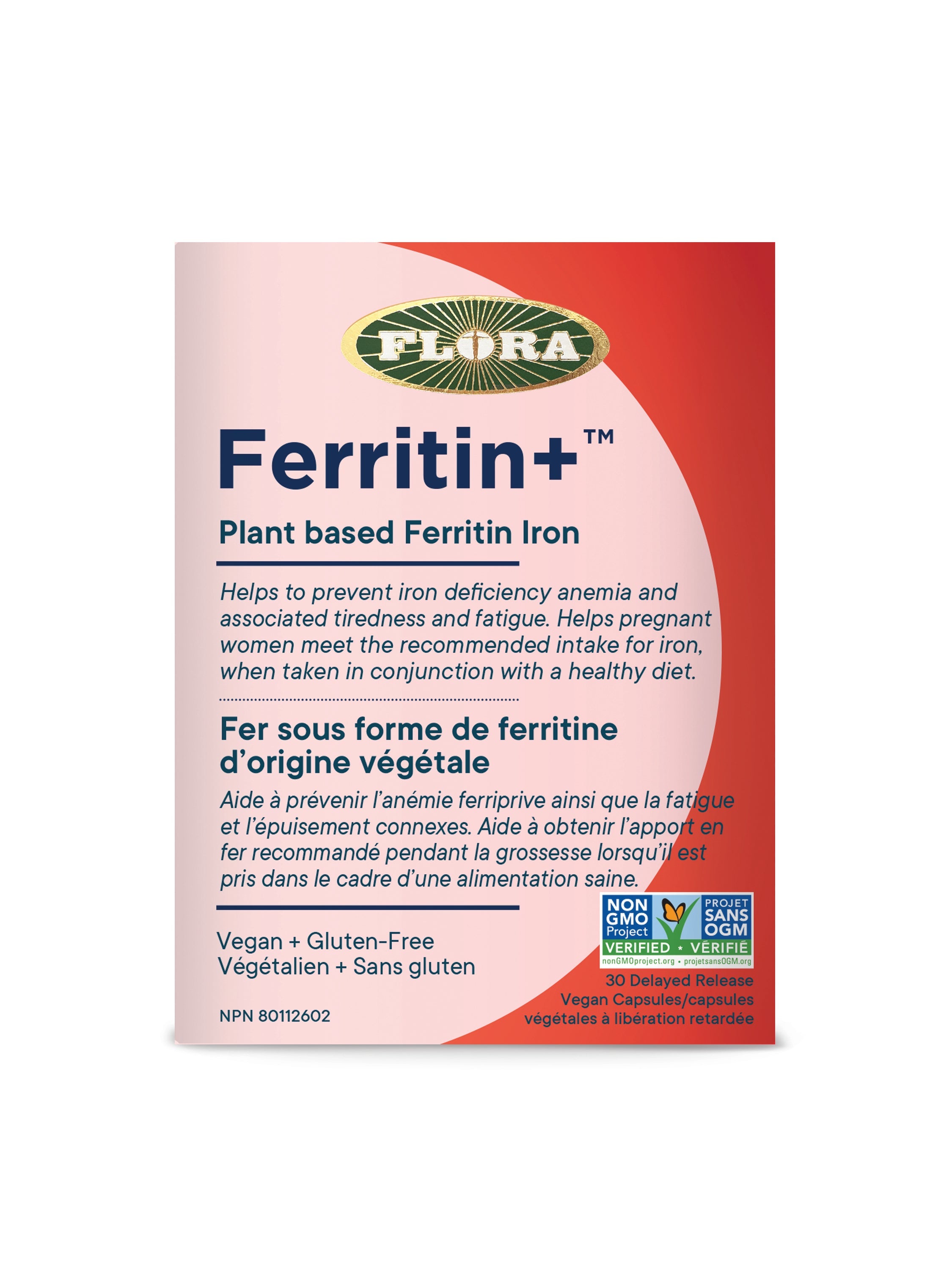Flora Ferritin+ 30 caps – Anna's Vitamins Plus