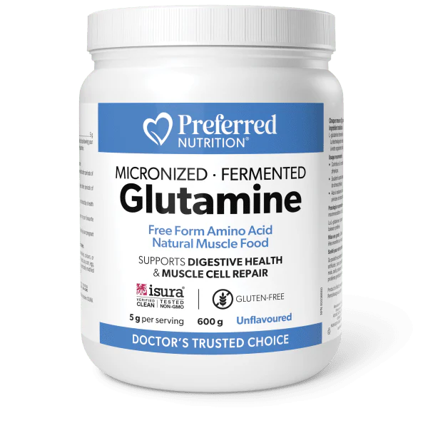 Preffered Nutrition Micronized Fermented Glutamine 600g - Unflavoured ...
