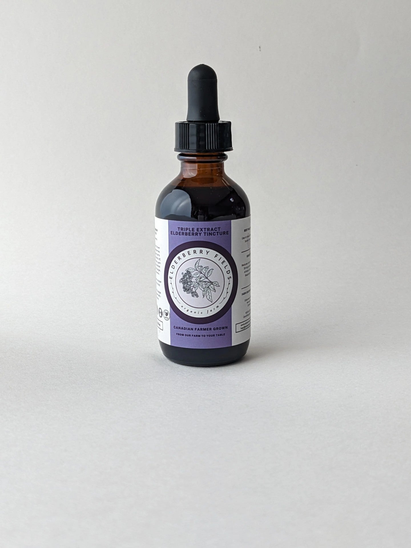 Elderberry Field Farms Triple Extract Elderberry Tincture 2 Oz - Organ ...